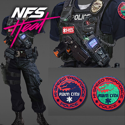 ArtStation - NFS HEAT - Danny Shaw Uniform & Accessories