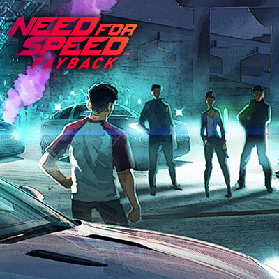 ArtStation - NFS Payback - Tyler / Lena Confrontation
