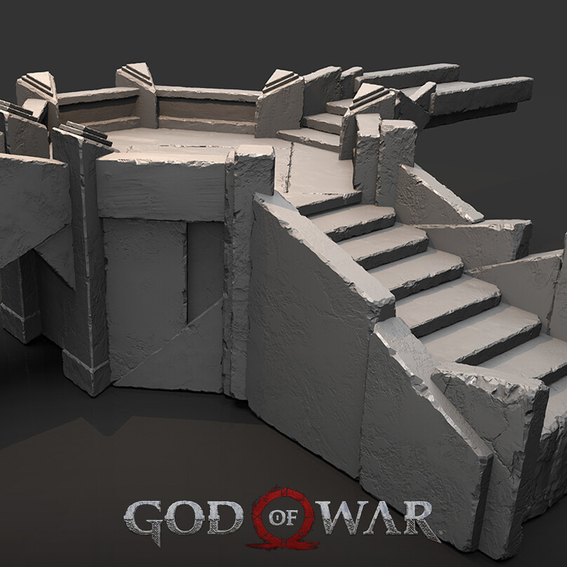 ArtStation - GOD OF WAR / HELHEIM SCULPTS