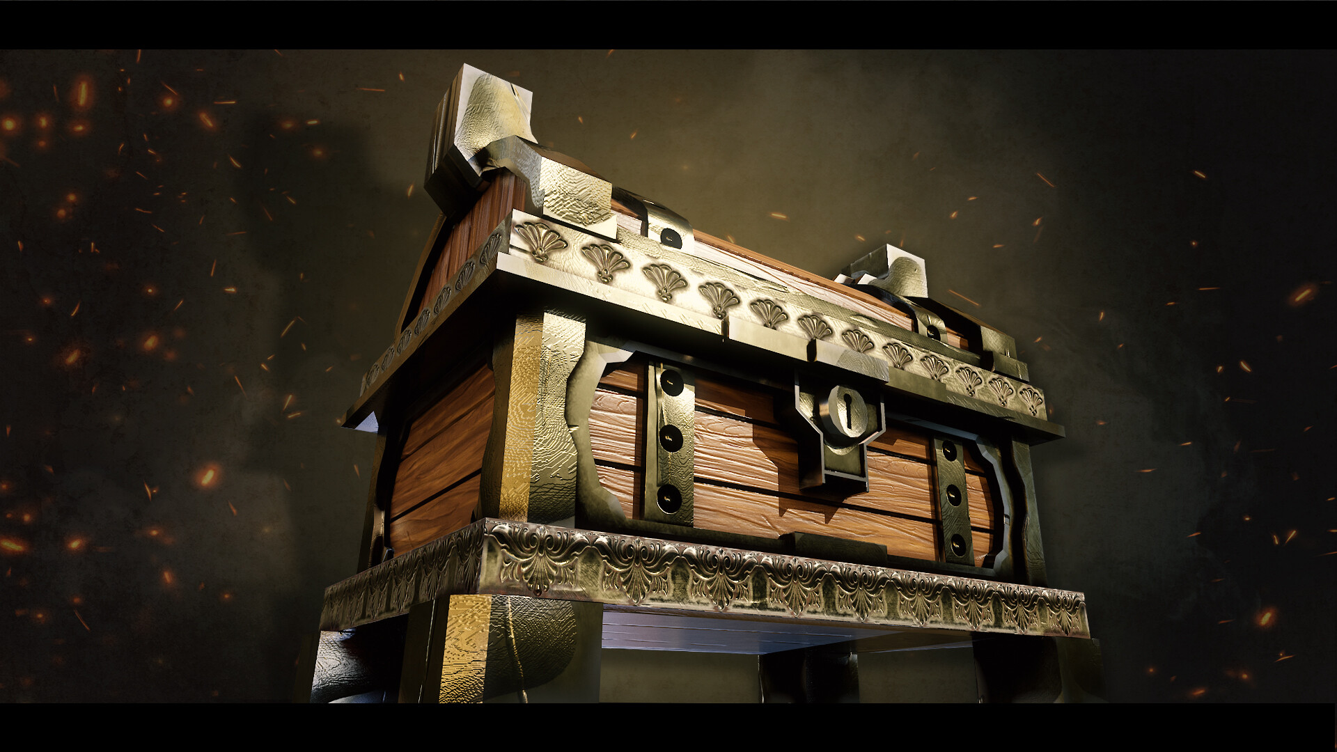 ArtStation - 3D Gaming Chest.