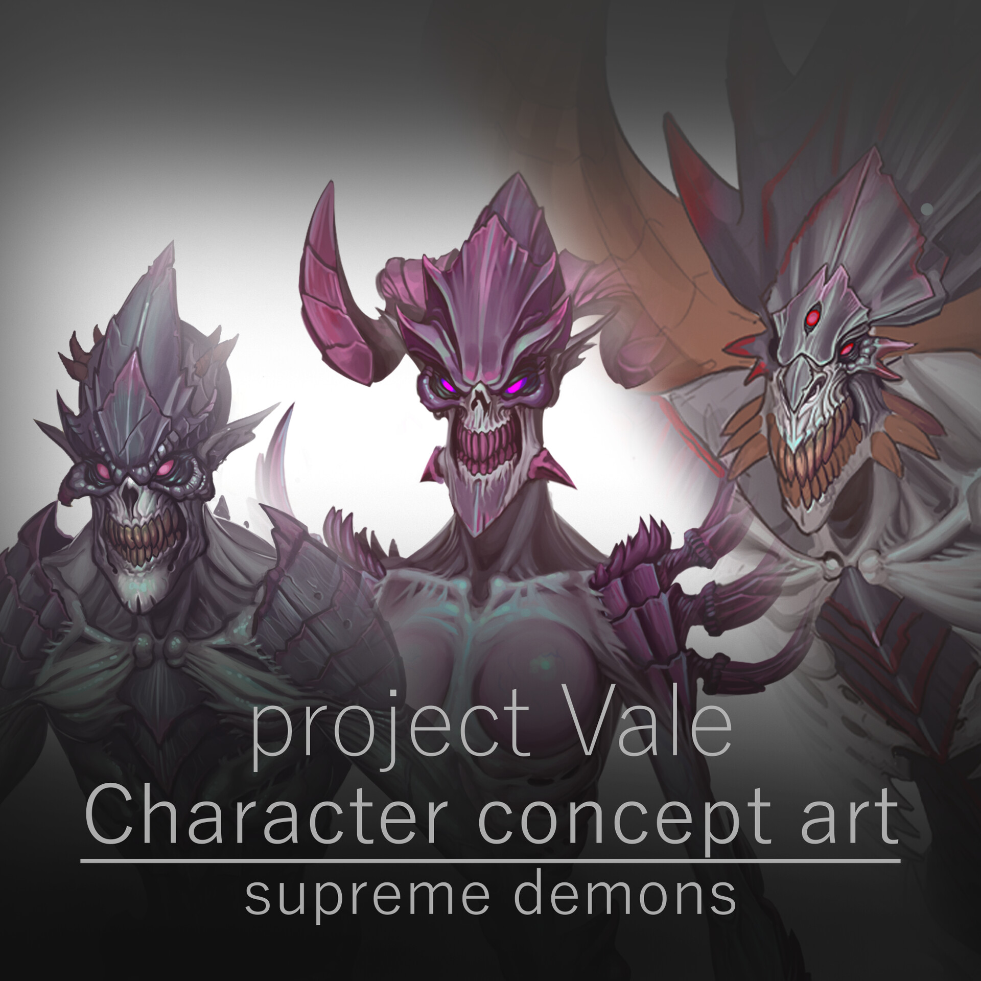 ArtStation - project "Vale" Demon concepts