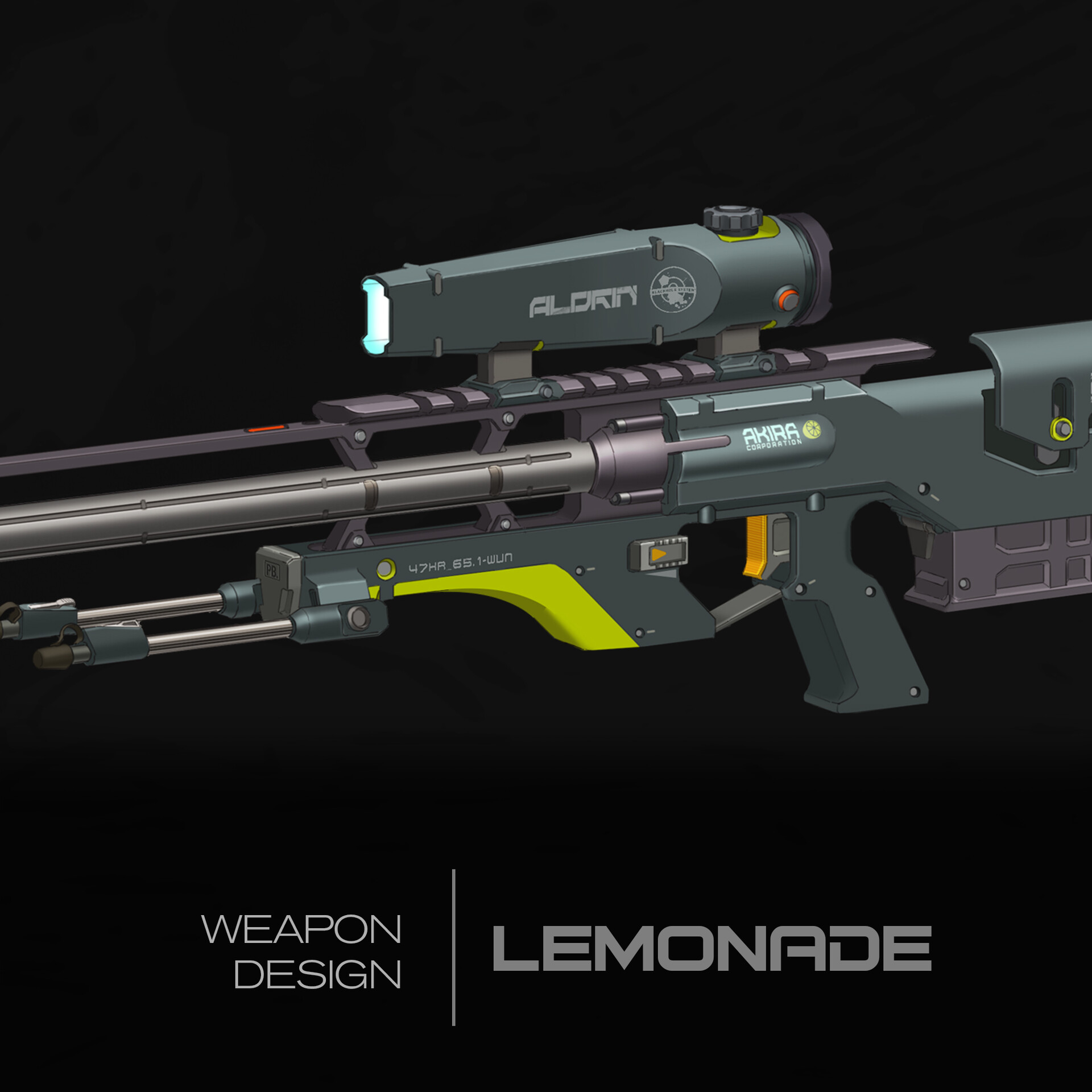 ArtStation - Bolt-action sniper rifle