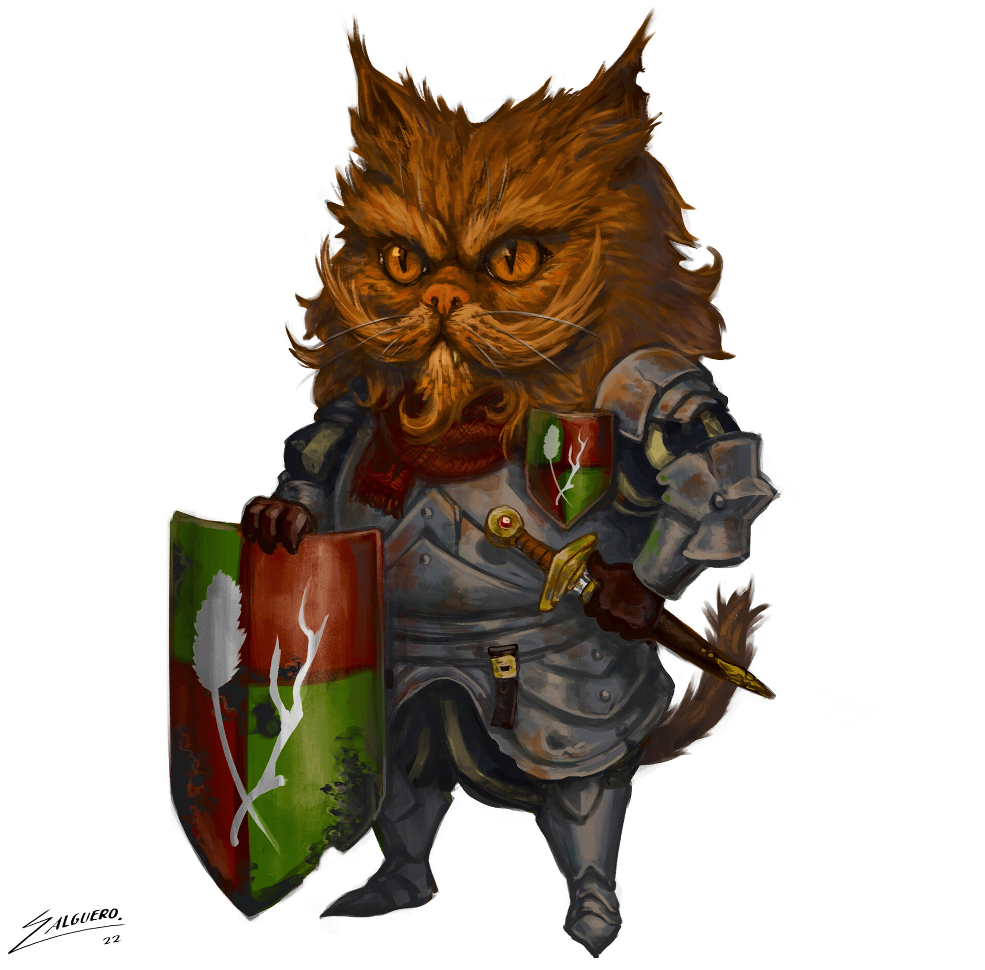 ArtStation - D&D Cat Party