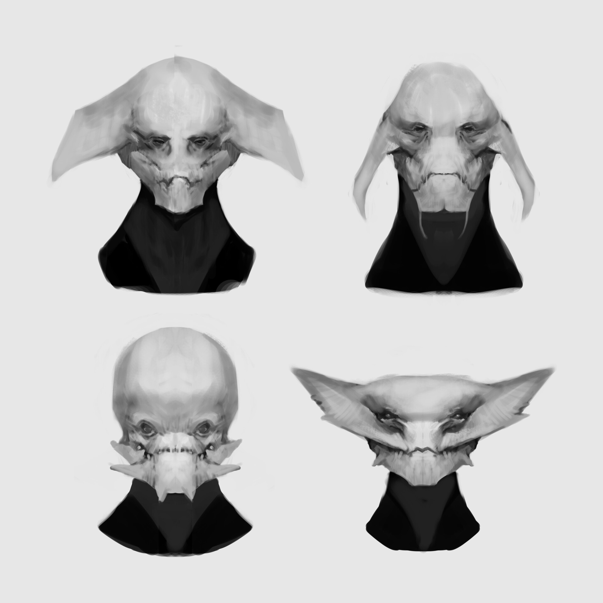 ArtStation - Monsters heads