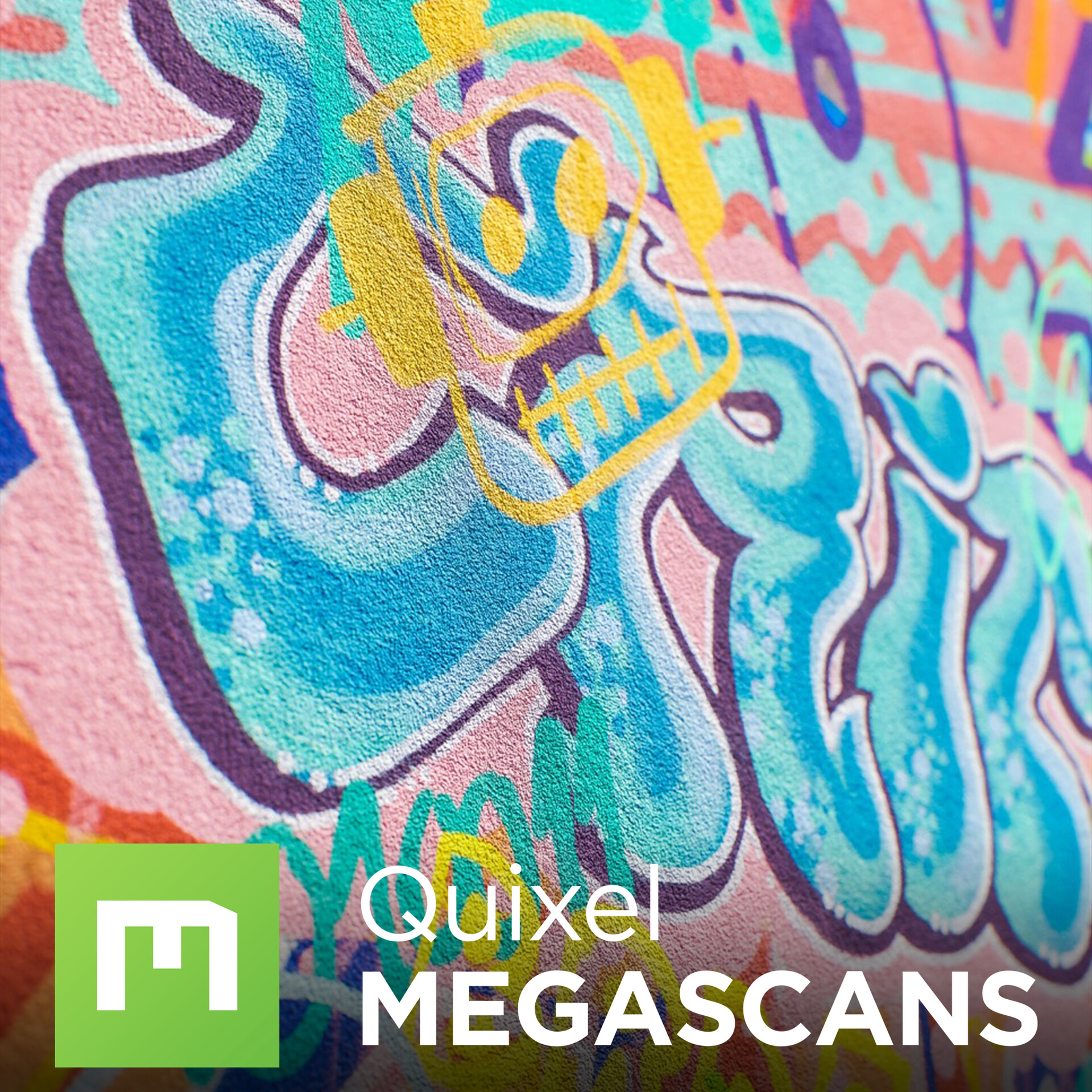 ArtStation - Megascans - Full Color Graffiti Pipeline