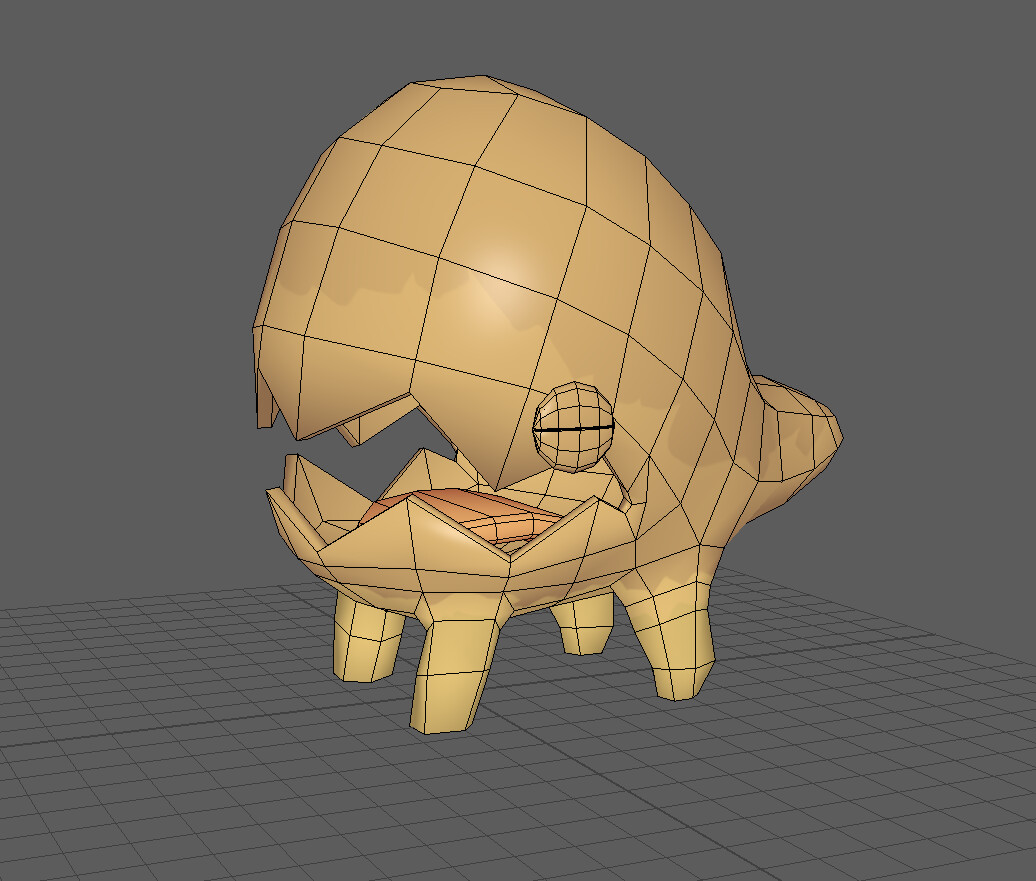 ArtStation - 3D Yellow Monster