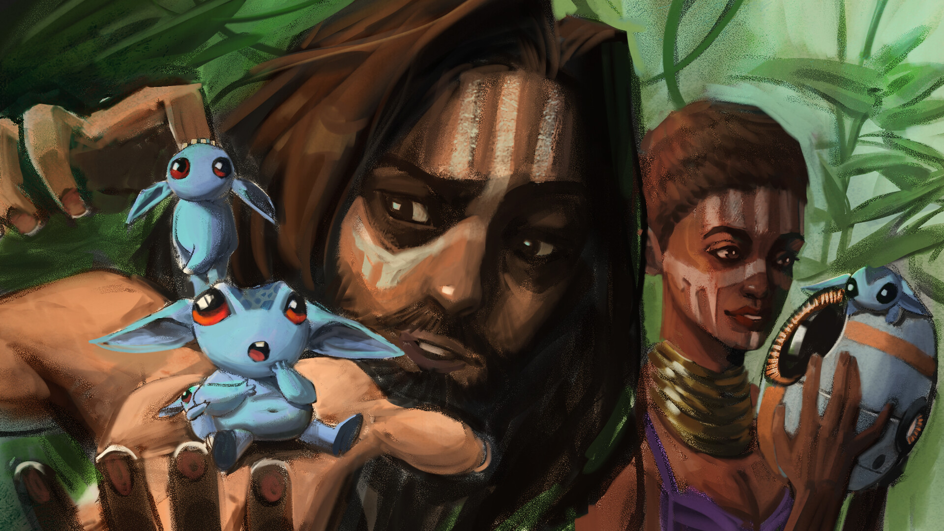 ArtStation - Alien encounter