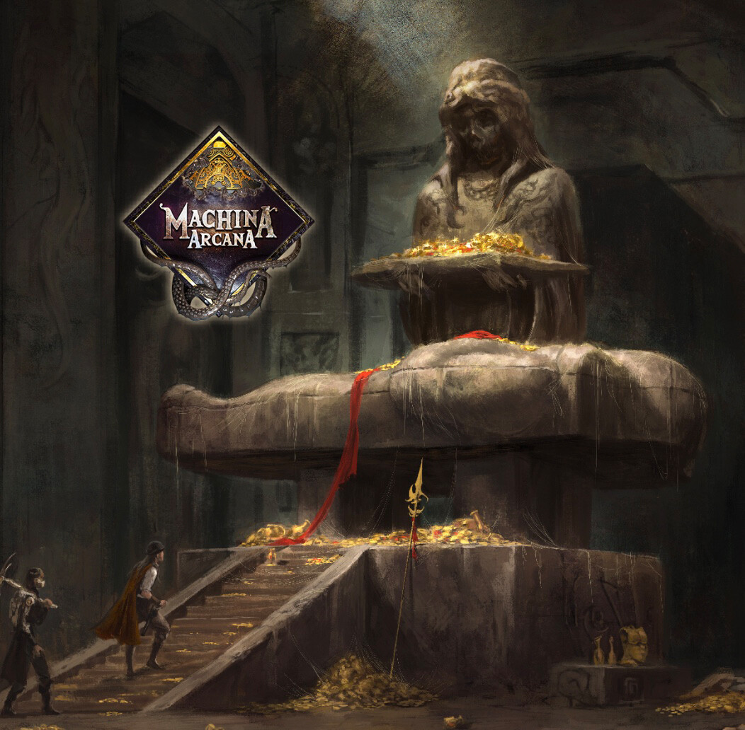 ArtStation - Cache / Hall / Understanding_ Illustrations for machina Arcana_2018