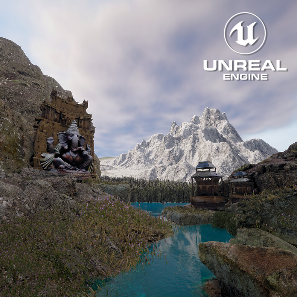 ArtStation - Lord Ganesha Environment in Unreal Engine