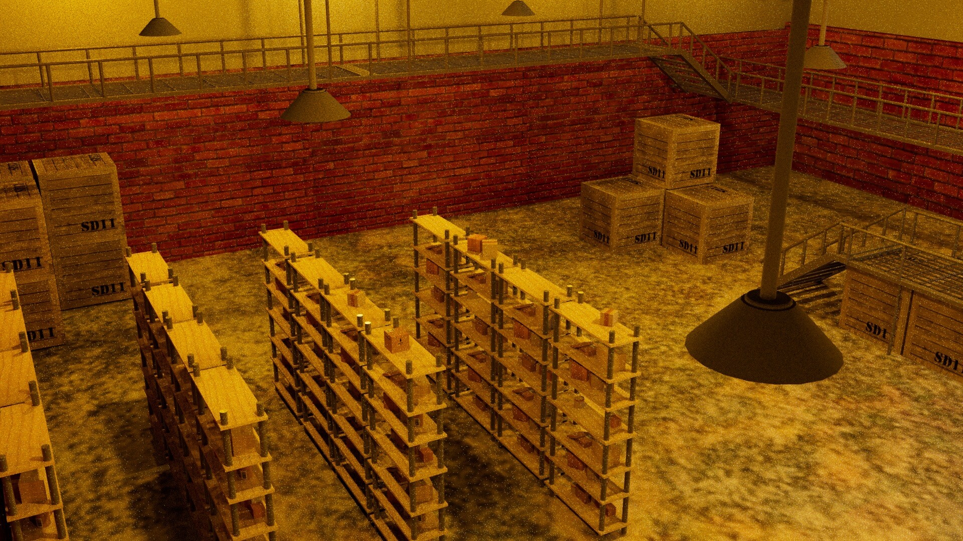 ArtStation - Warehouse Render 10/14/21