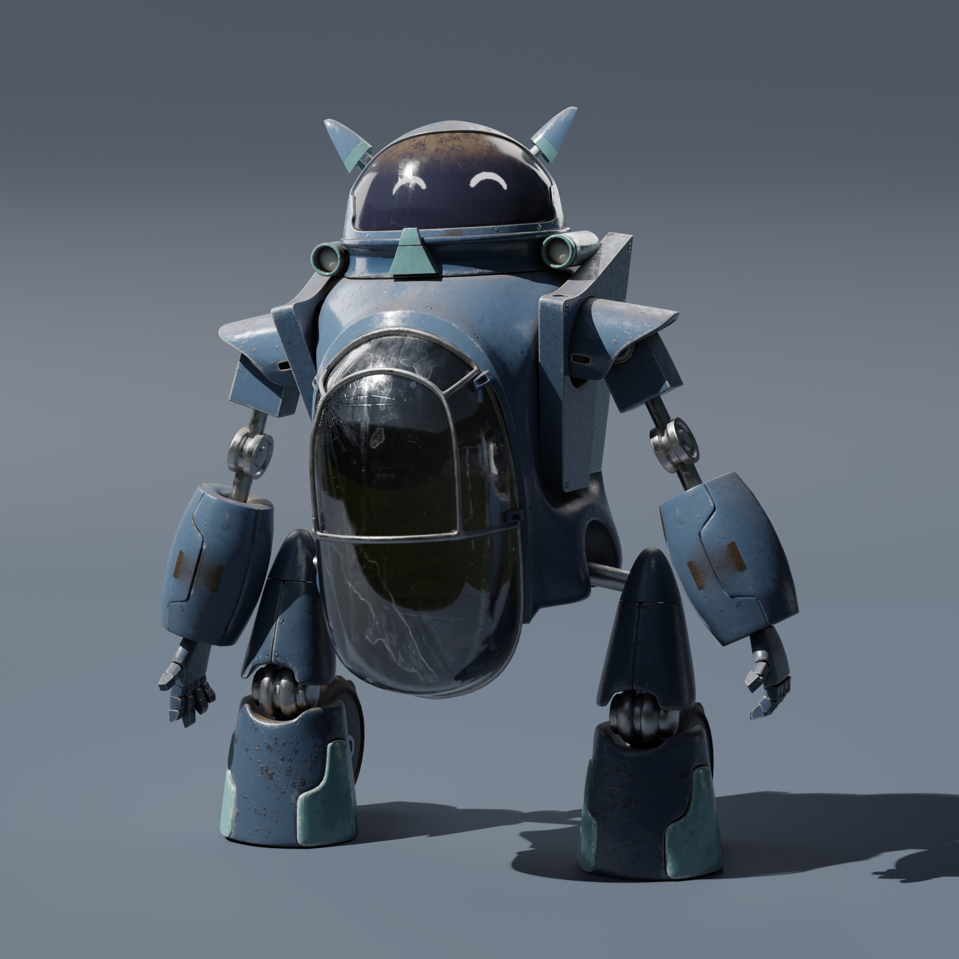 ArtStation - friendly transforming robot