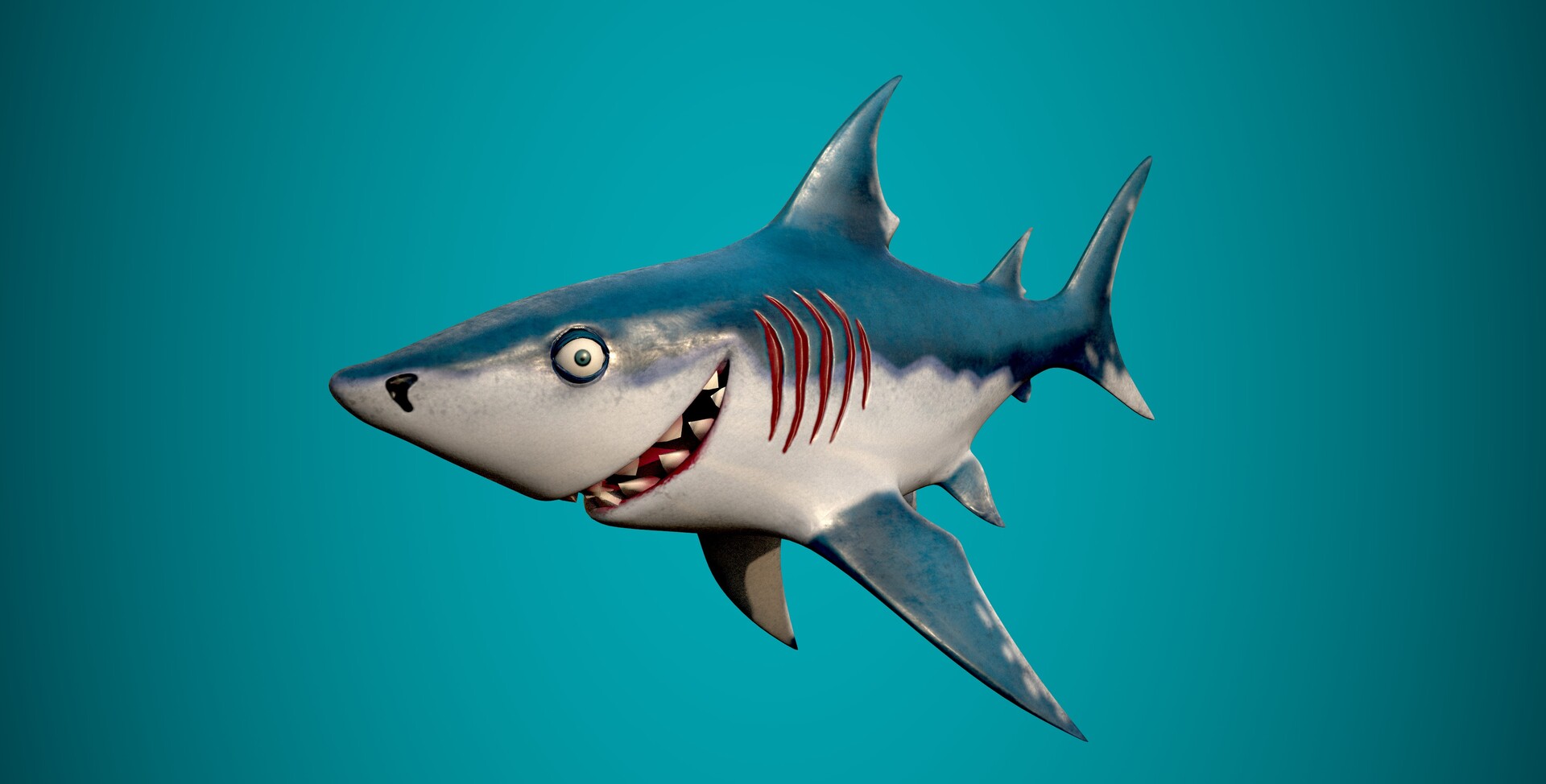 ArtStation - Stylized shark