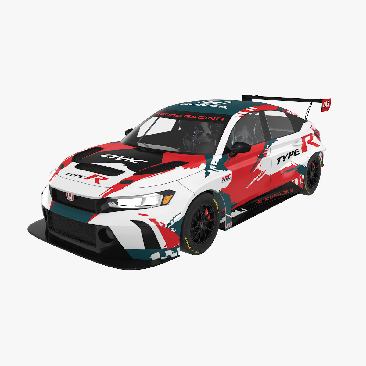 ArtStation - 3D model Honda Civic Type R TCR