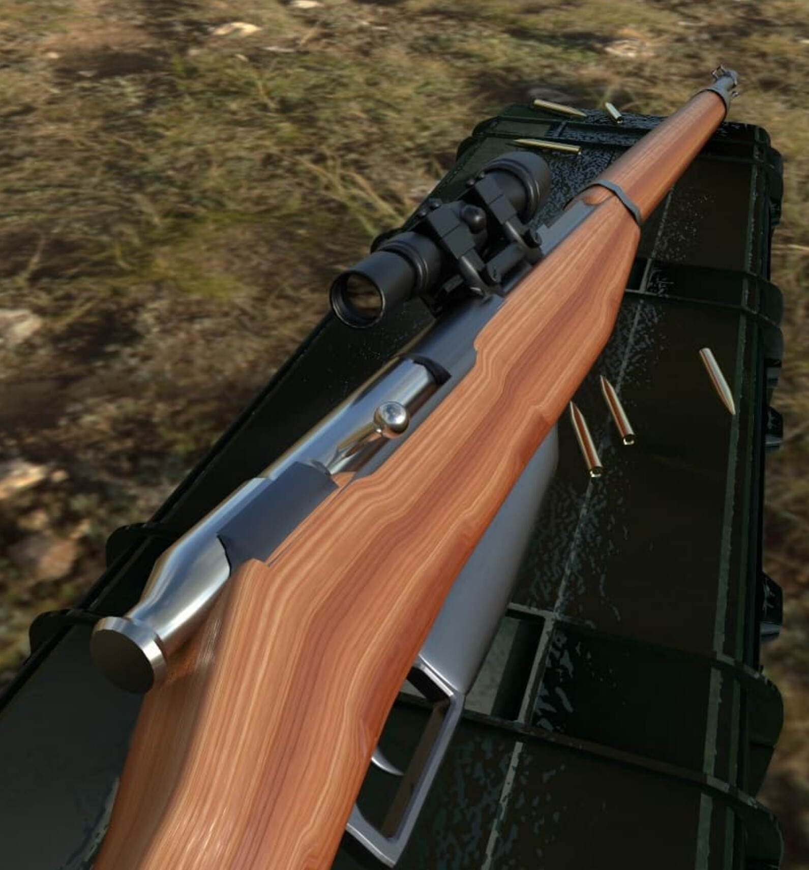 ArtStation - Mosin Nagant Sniper Rifle