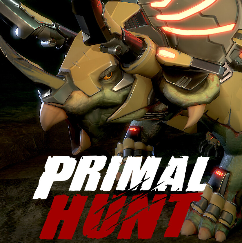 ArtStation - Primal Hunt - Triceratops