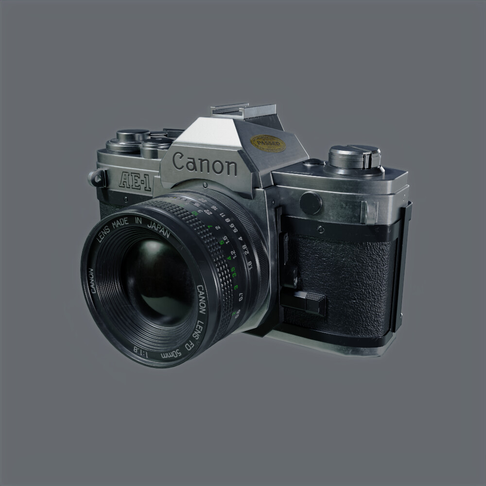 ArtStation - Canon AE-1 Camera