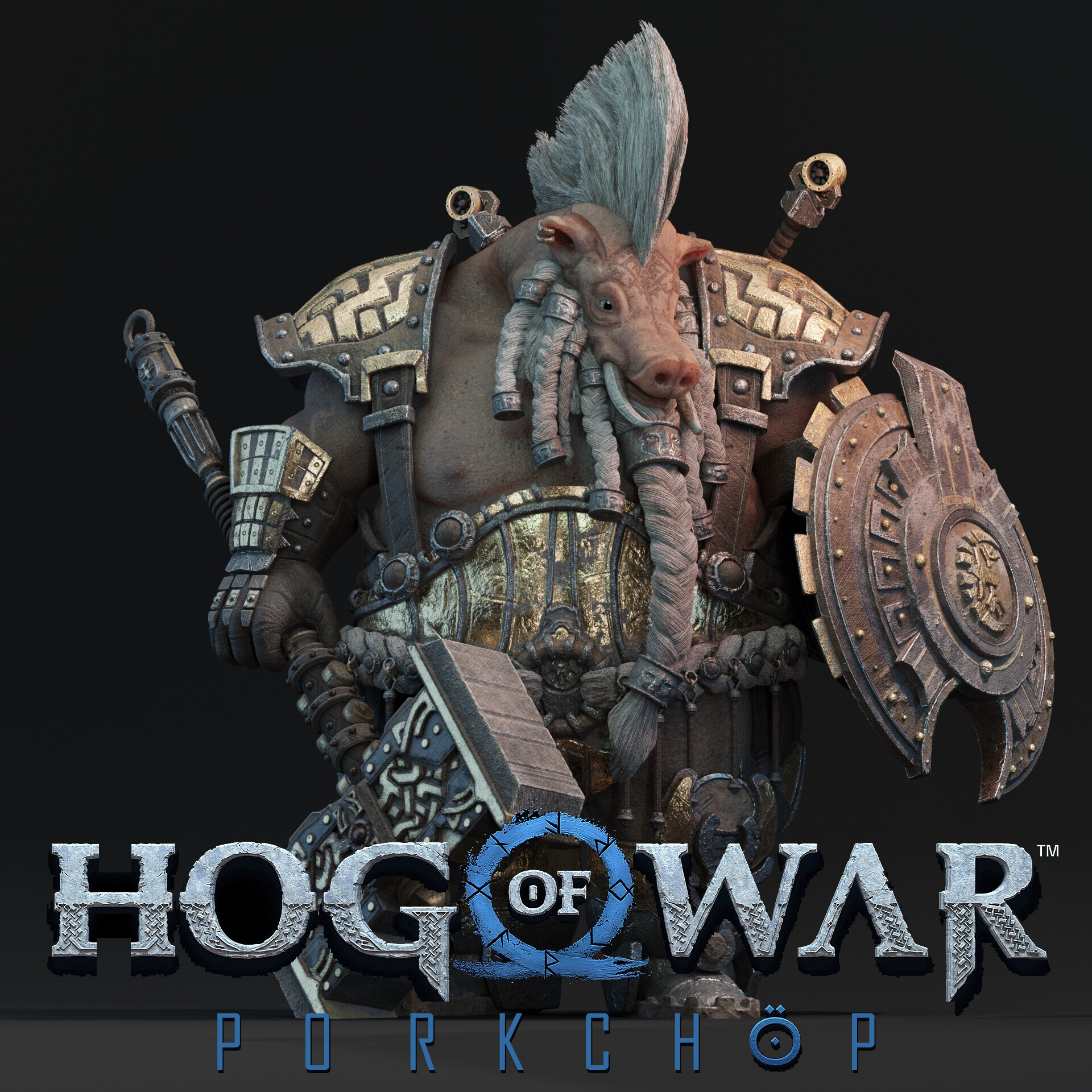 ArtStation - Hog of War : Porkchop