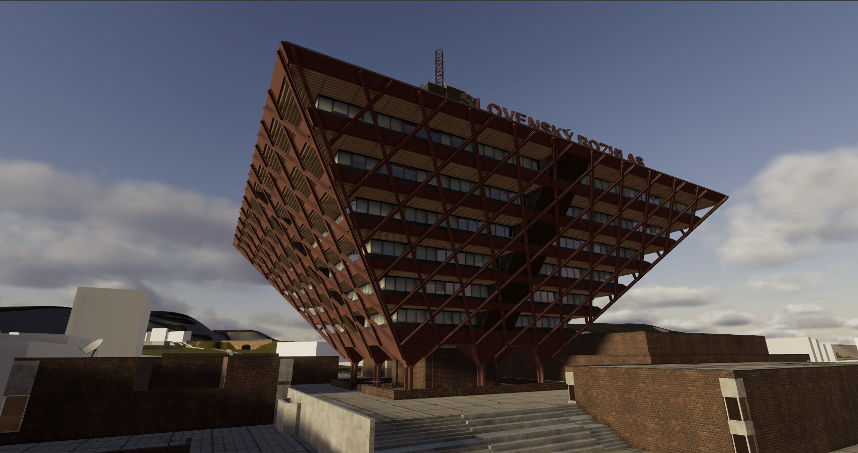 ArtStation - Vivat Slovakia: Slovak Radio Building