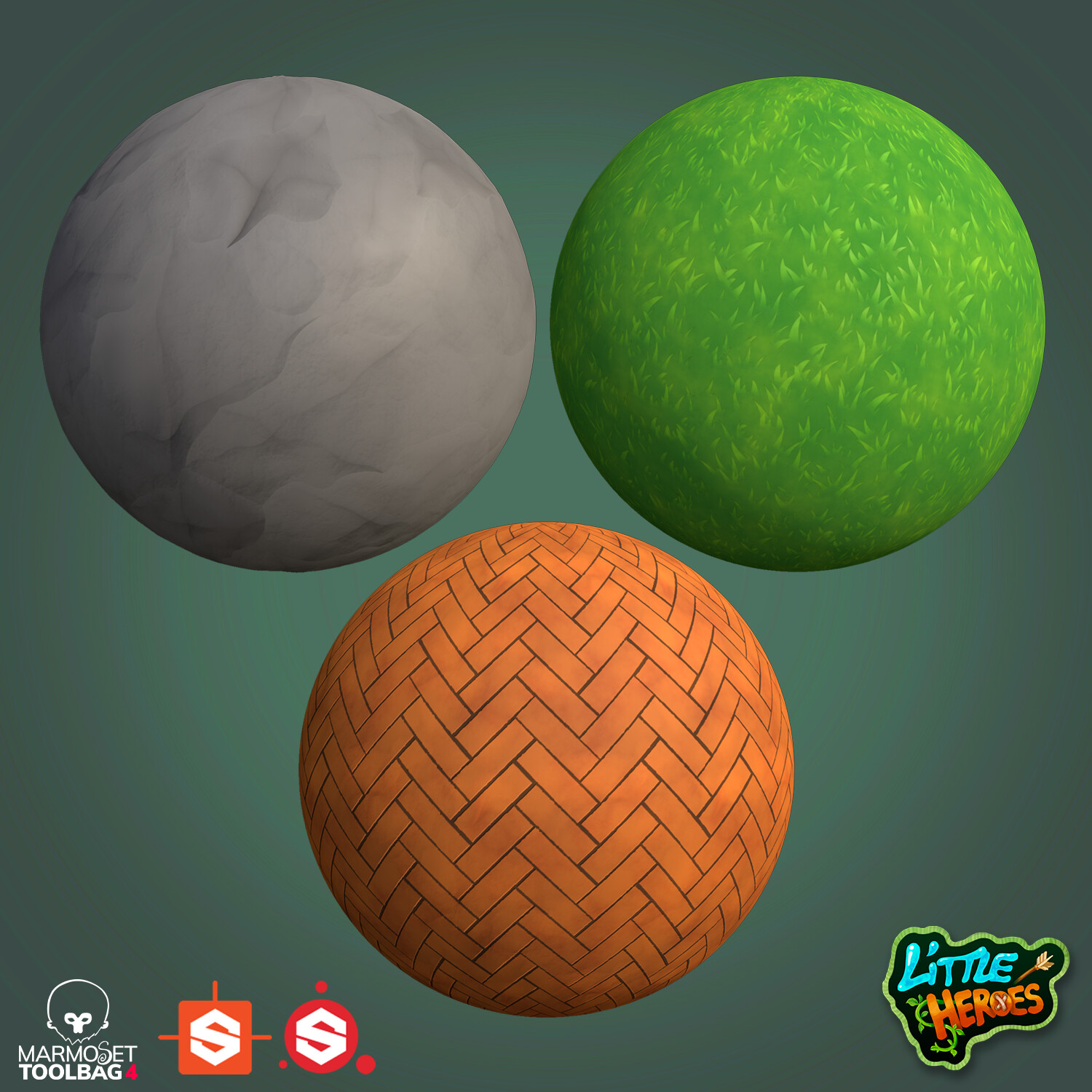 ArtStation - Texture Series - Little Heroes