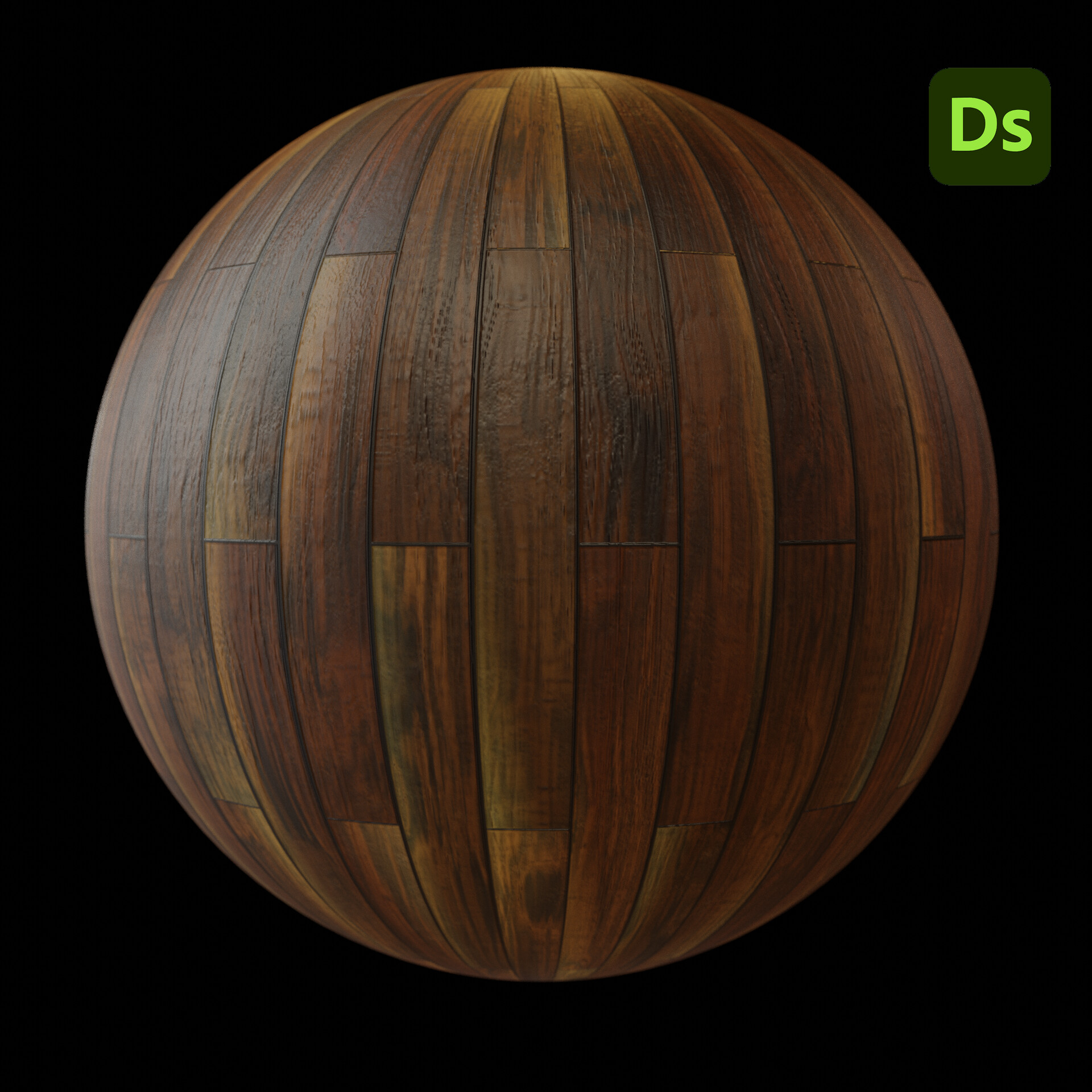 ArtStation - Stylised Wood Floor - Substance Designer 1024