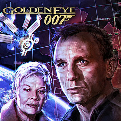 ArtStation - GoldenEye 007 Wii - pitch illustration
