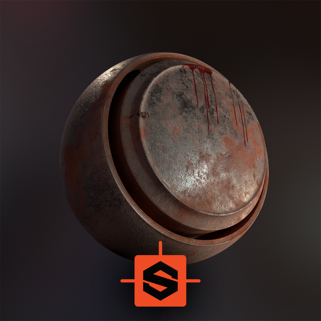 ArtStation - Rusty Bloody Metal