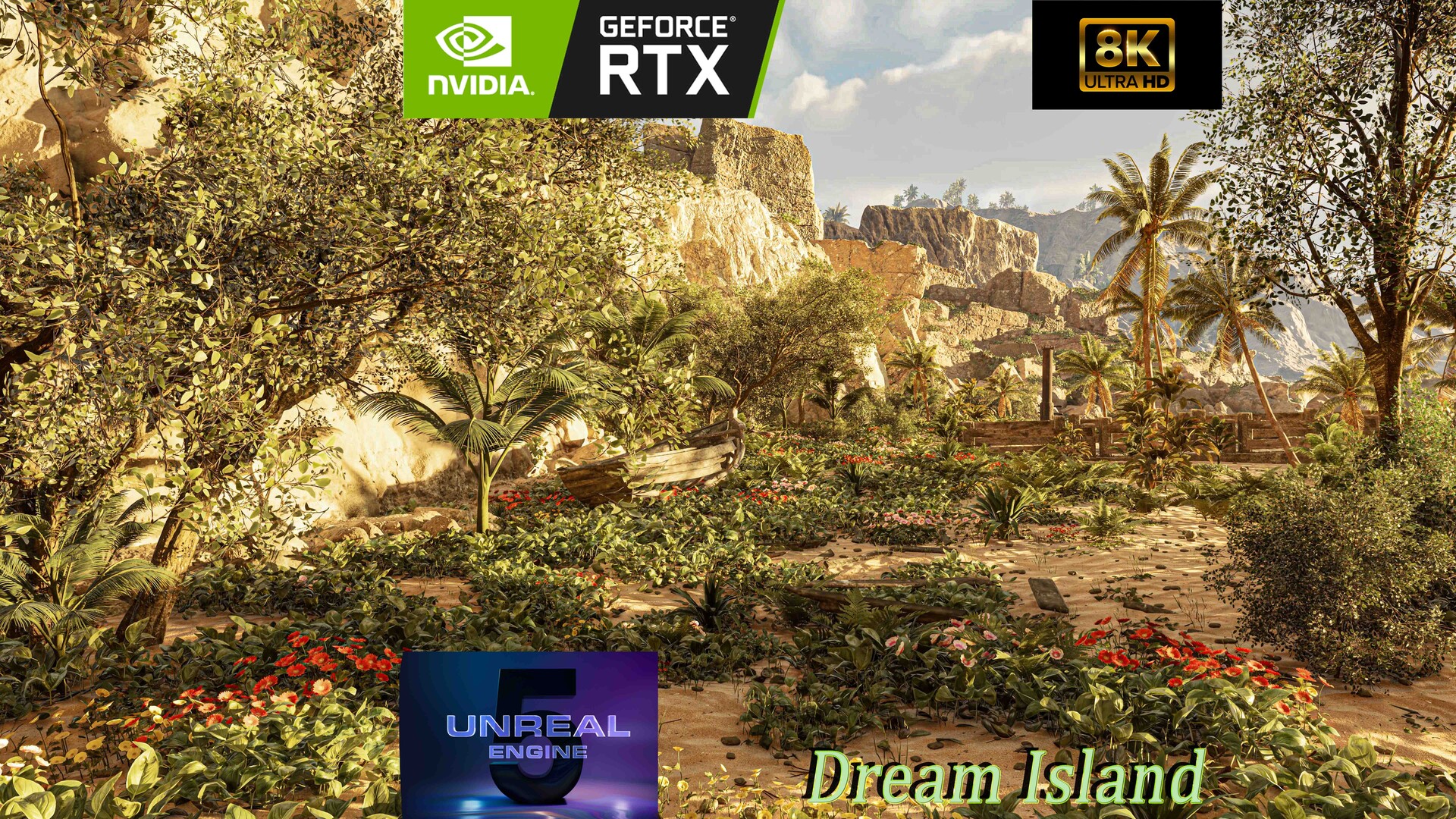 ArtStation - DREAM ISLAND with Fluid Flux - but in 8k 60 fps! | UE5 RTX ...