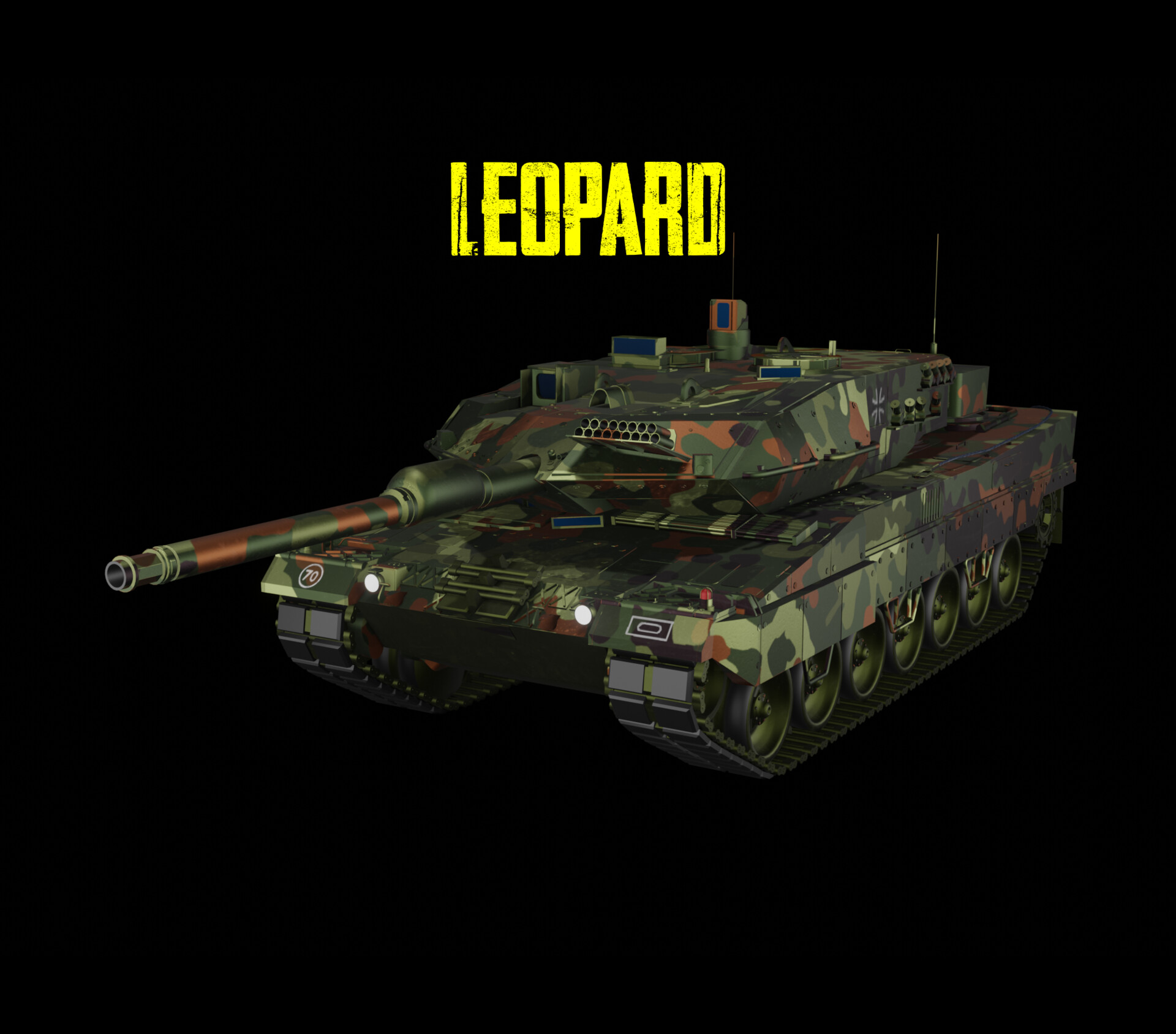 ArtStation - Tank Leopard2