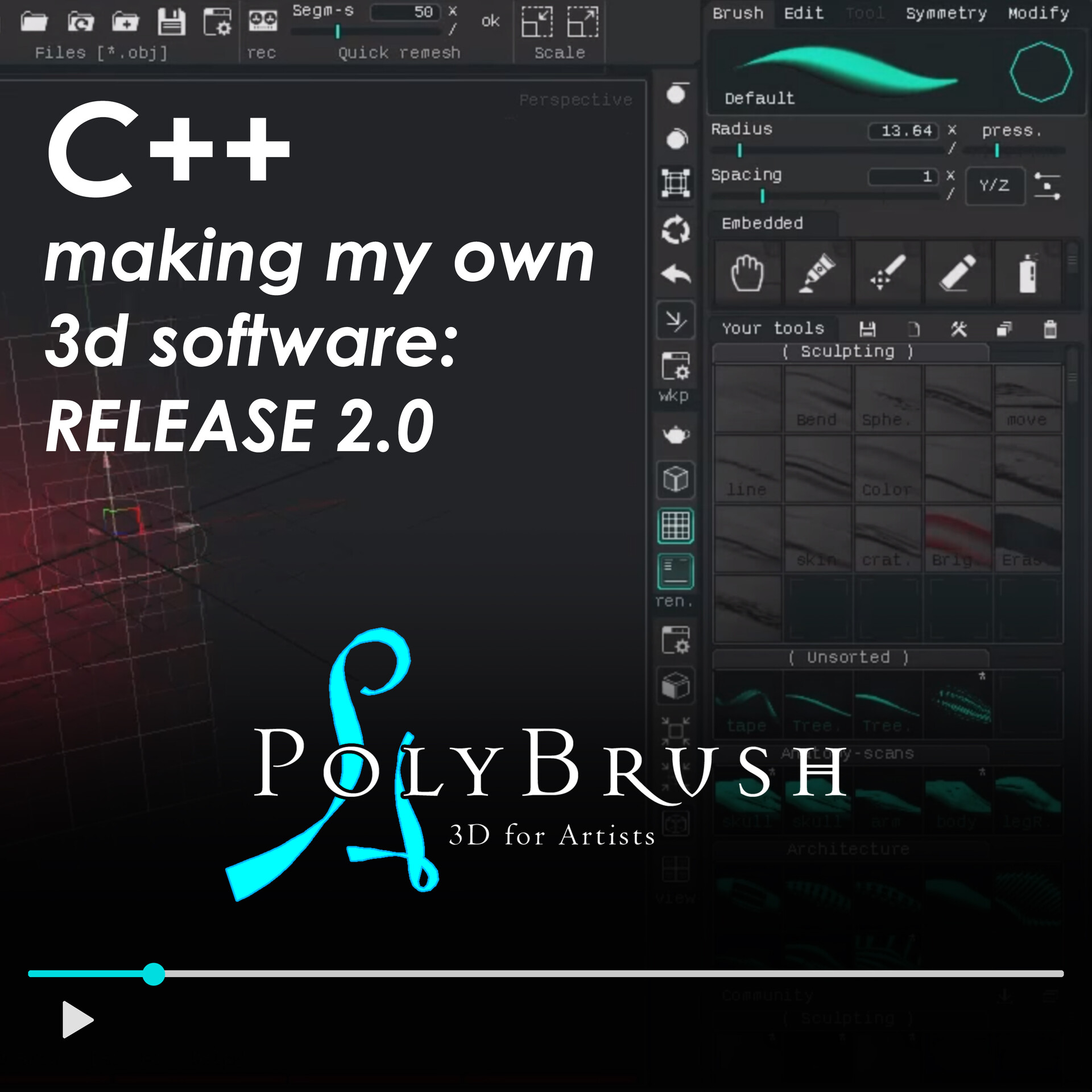 ArtStation - Polybrush 2.0 Trailer