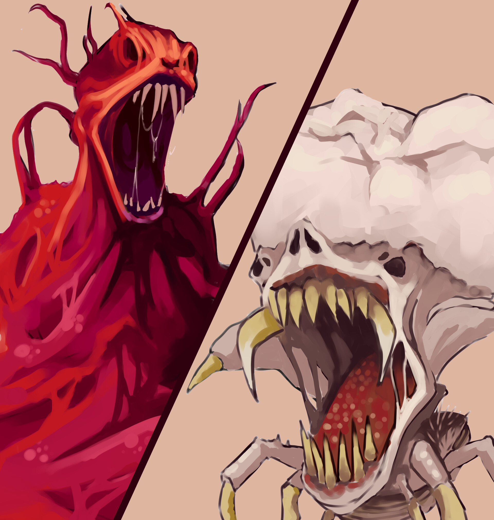 ArtStation - Human Body Monster Designs