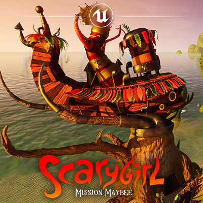 ArtStation - VR / Scarygirl: Mission Maybee - Arkie's Treehouse