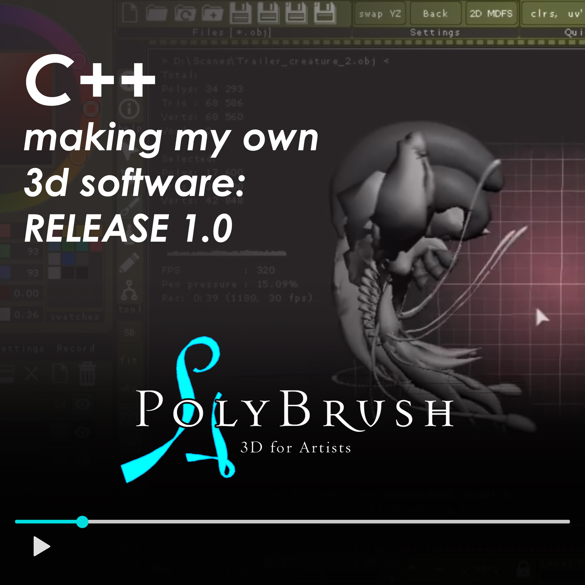 Arseniy Korablev - Polybrush release trailer