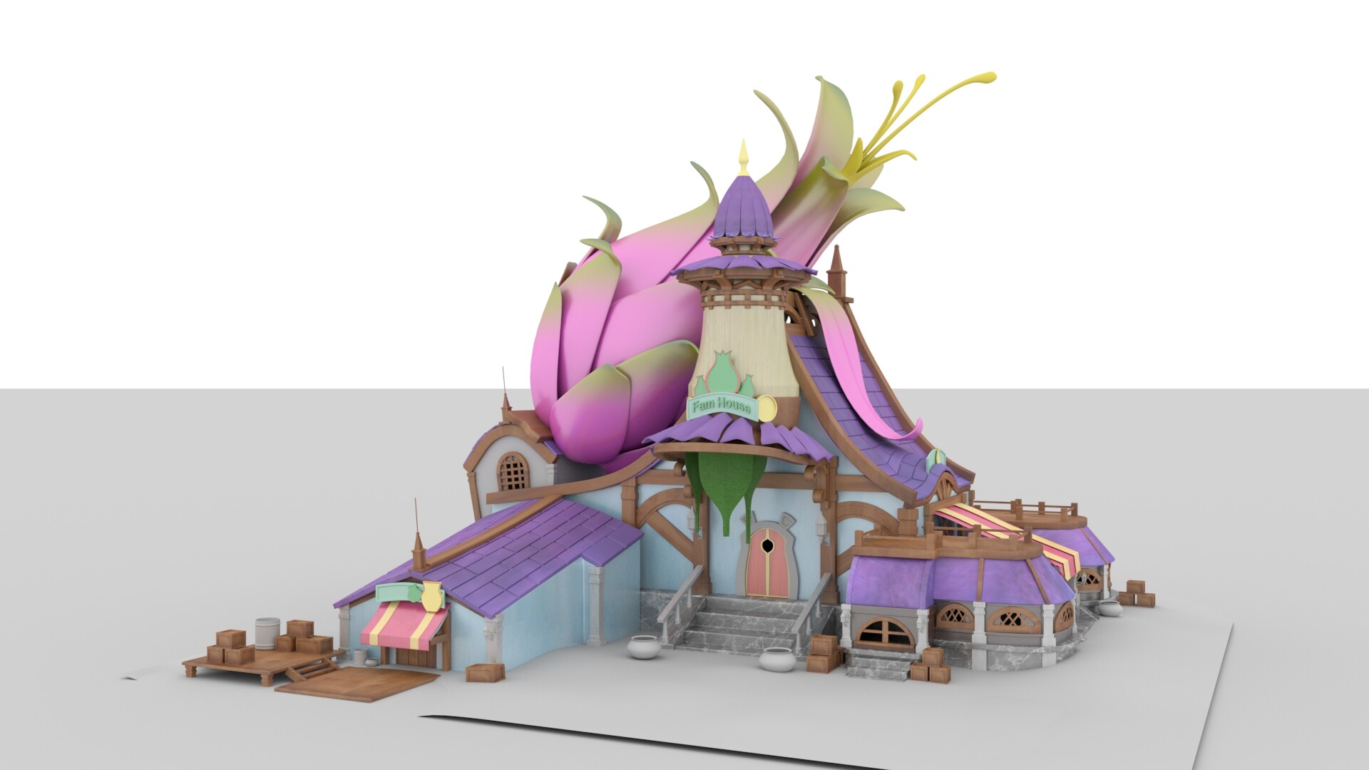 ArtStation - bg set modelling