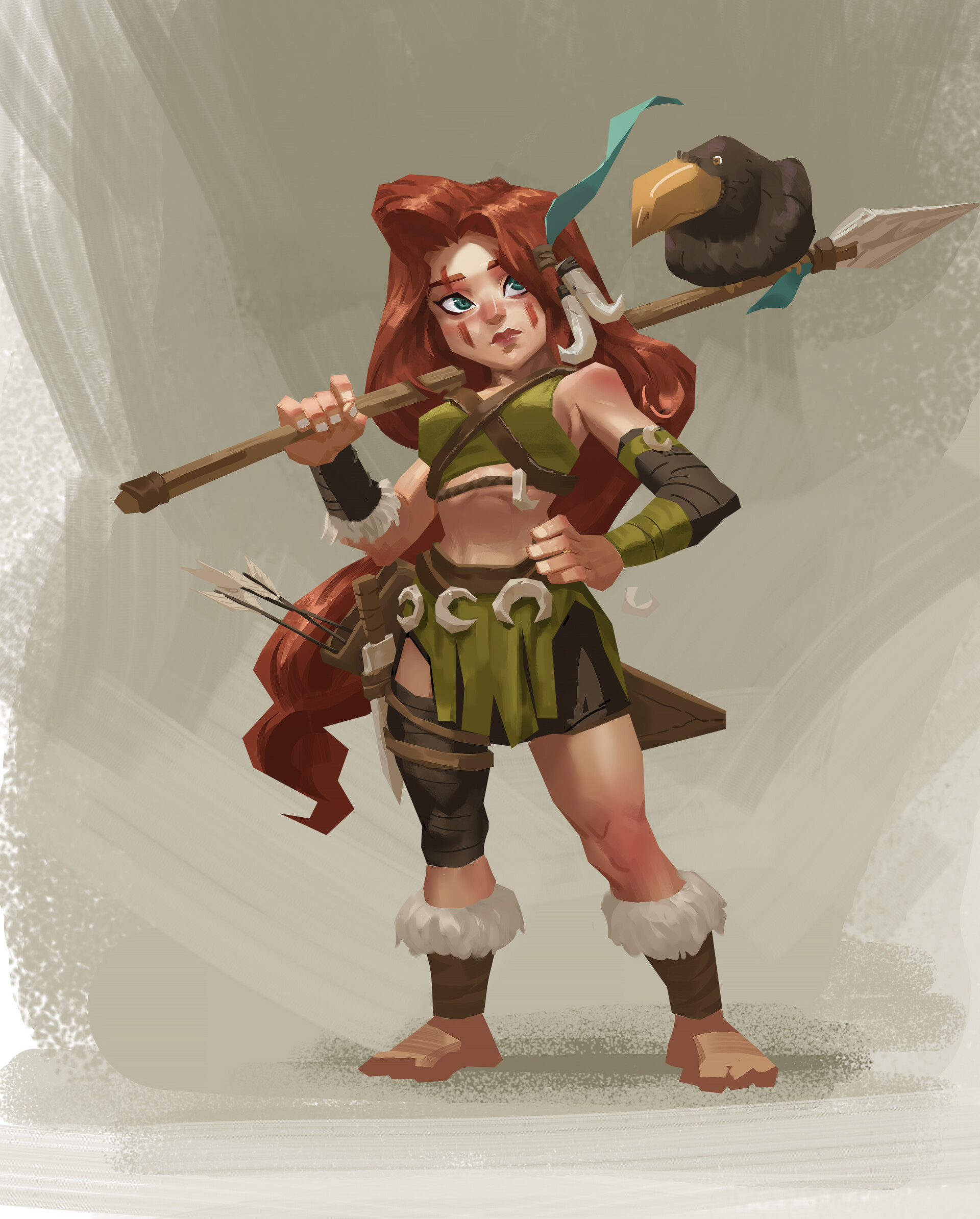 ArtStation - Digital Painting Process-Character Concept Pineline ...