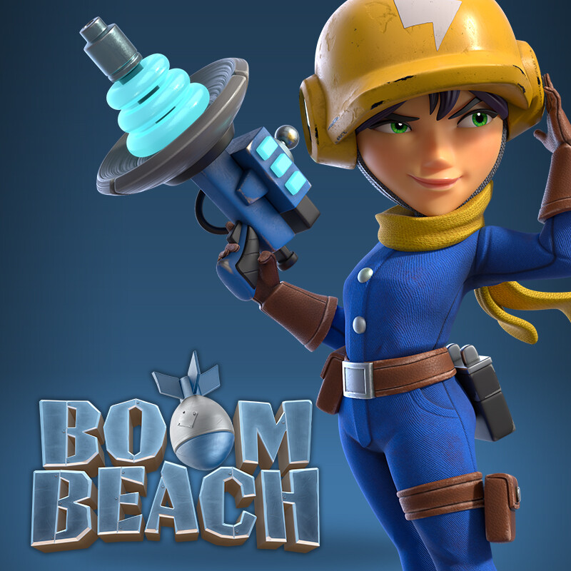ArtStation - Boom Beach - Laser Ranger