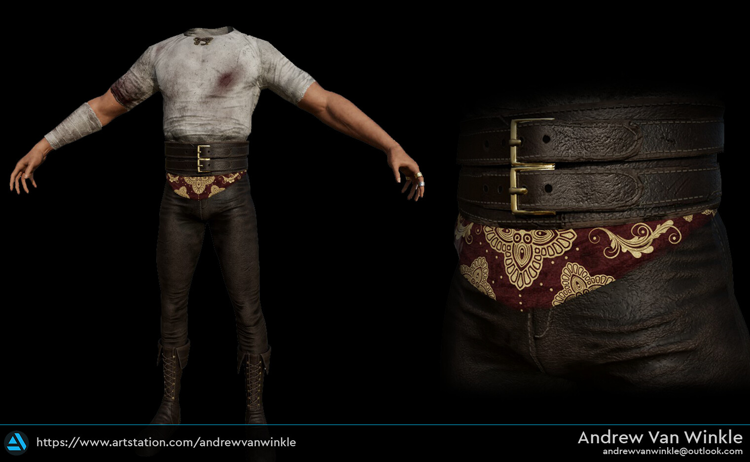 ArtStation - Pirate Clothing (Game-Ready)