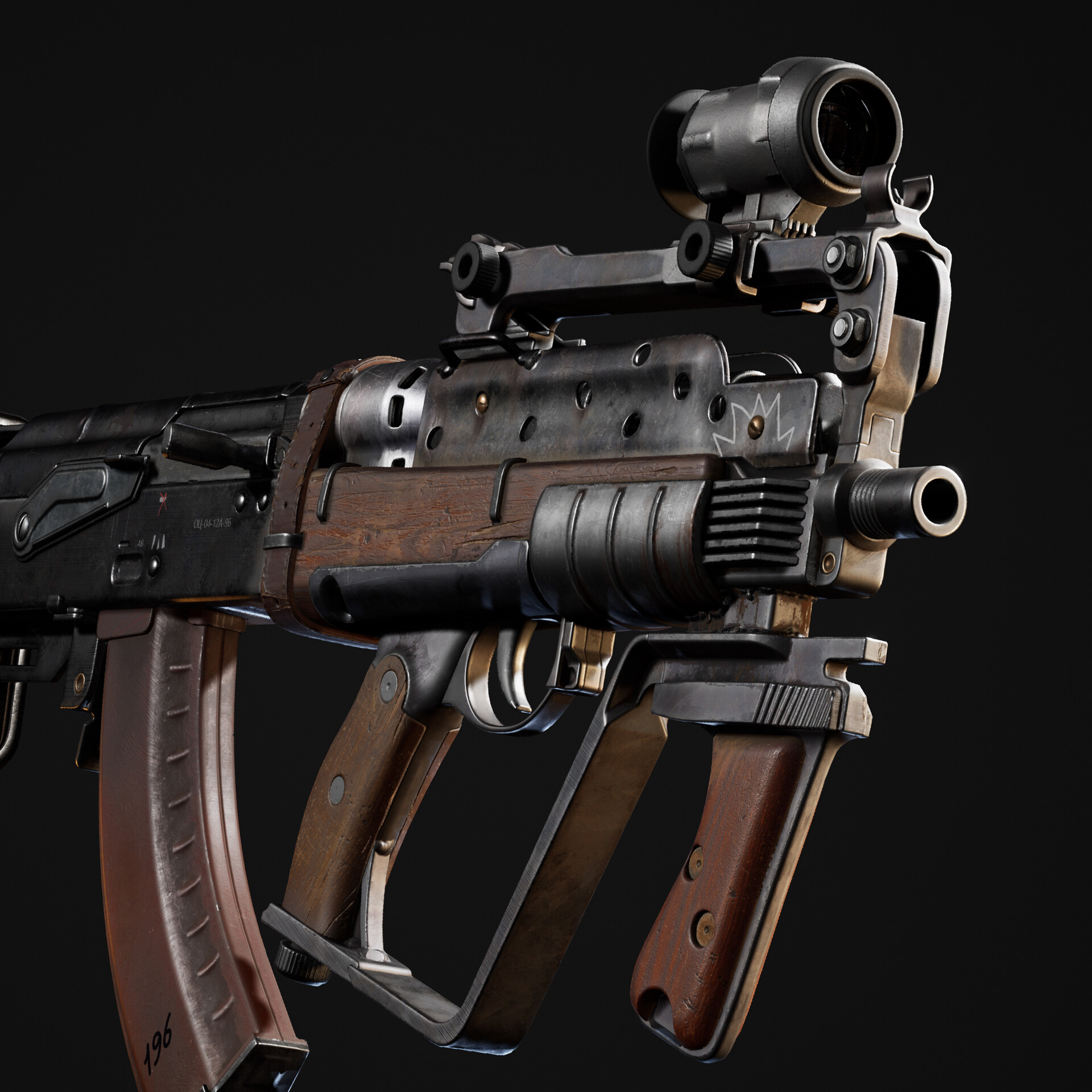 ArtStation - AK Groza Fan work