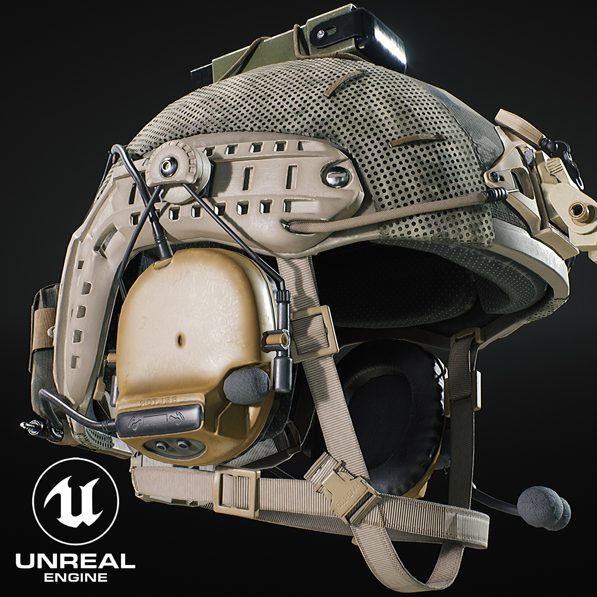 ArtStation - Tactical Military Helmet
