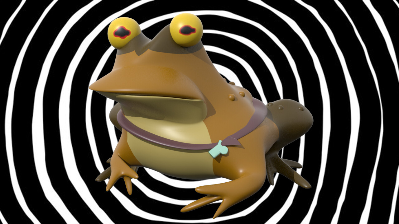ArtStation - HypnoToad 3D Model
