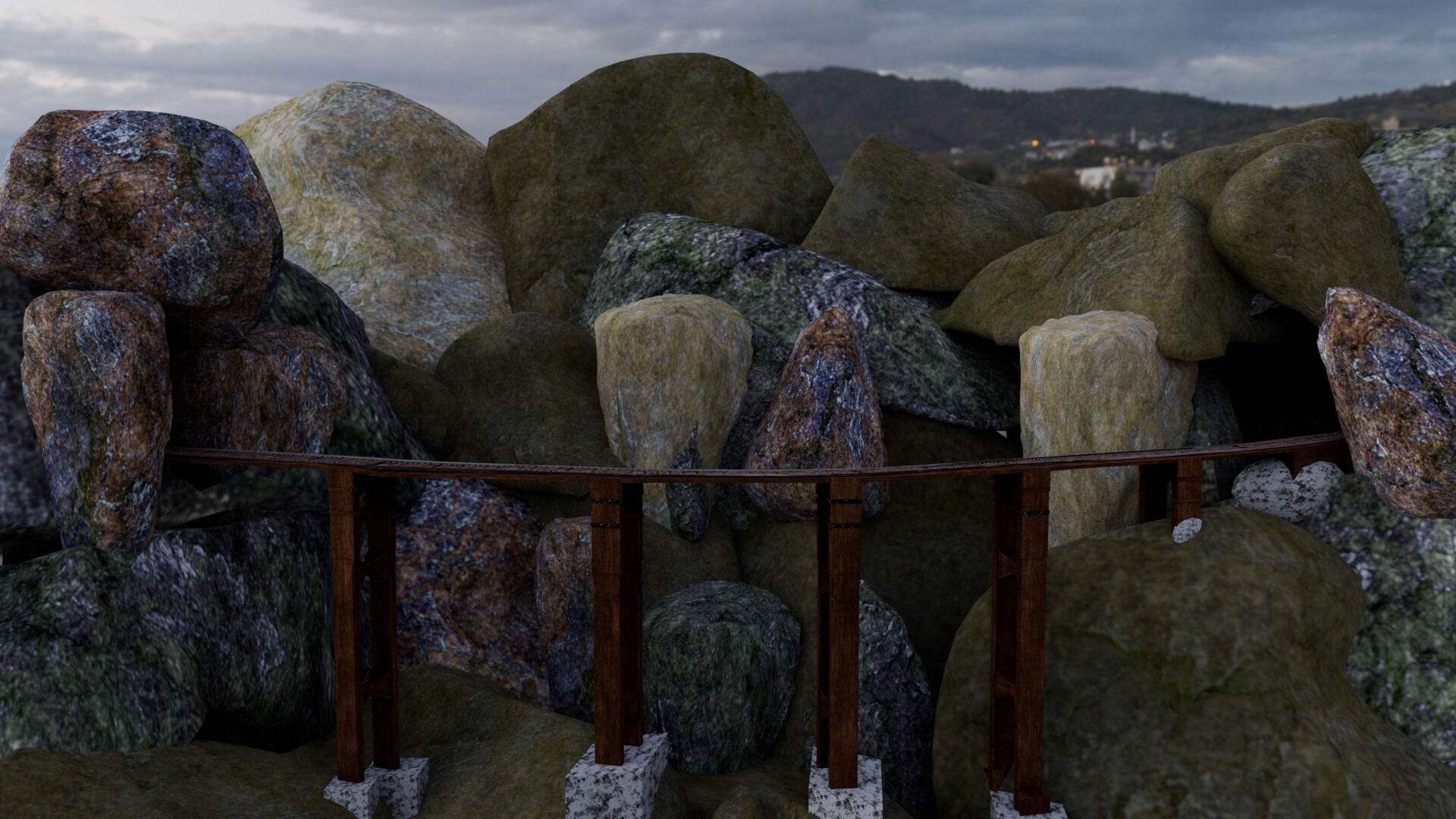 ArtStation - ENVIRONMENT DESIGN 3D MODELING