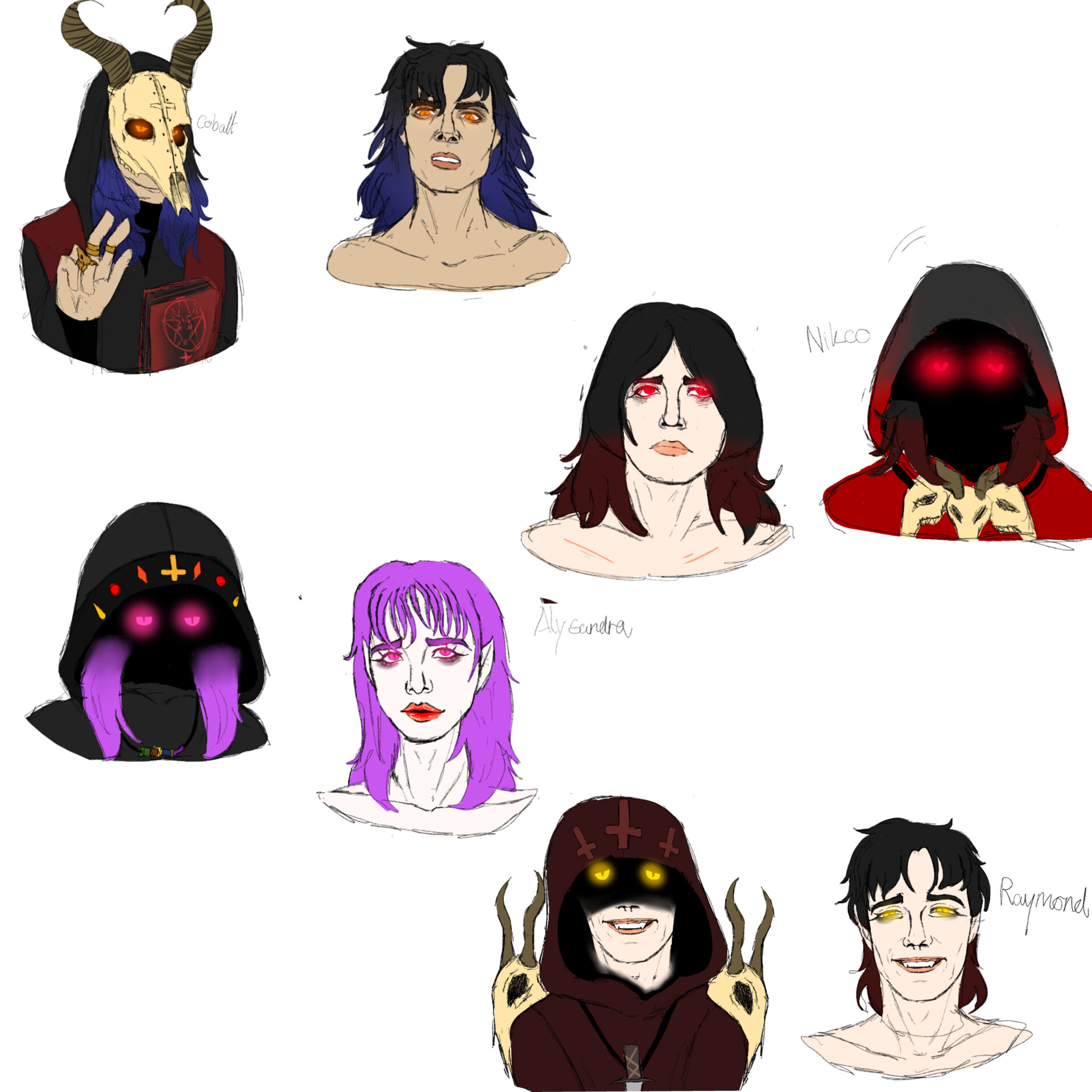 ArtStation - Demon preachers & priest concepts