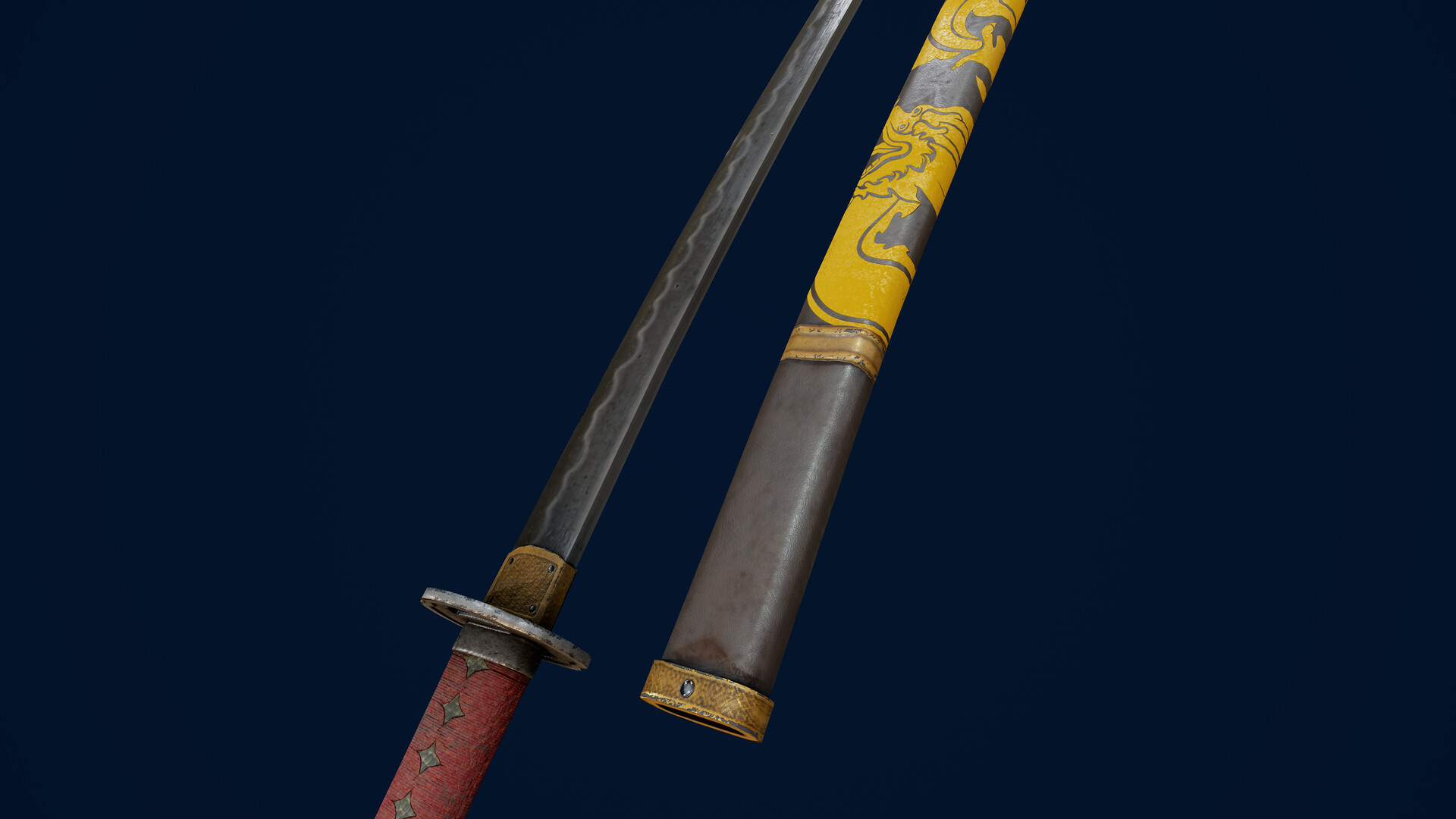 ArtStation - Guardian Katana (Game-Ready)