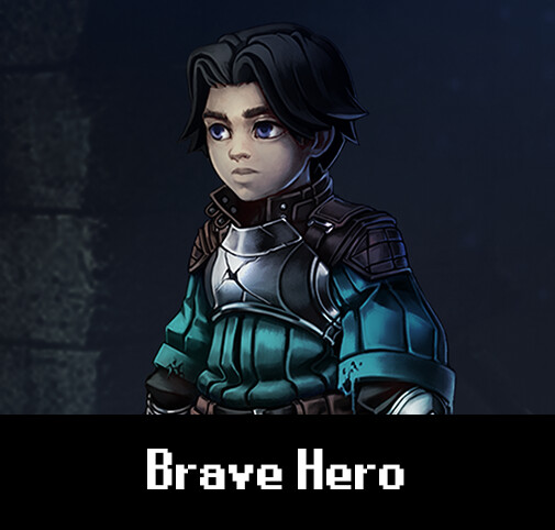 ArtStation - Brave Hero, Interface Demo