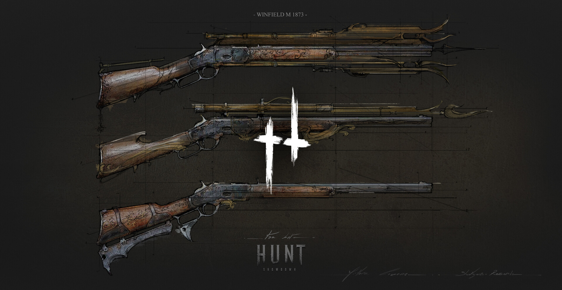 ArtStation - - HUNT SHOWDOWN/ SHOTGUNS FAN ART