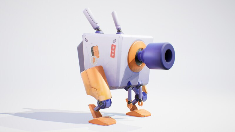 ArtStation - Casual Bot Animation practice