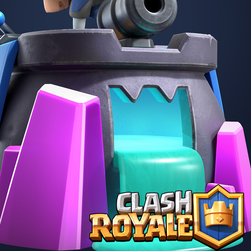 ArtStation - Clash Royale - Crystal Cauldron Tower Skin
