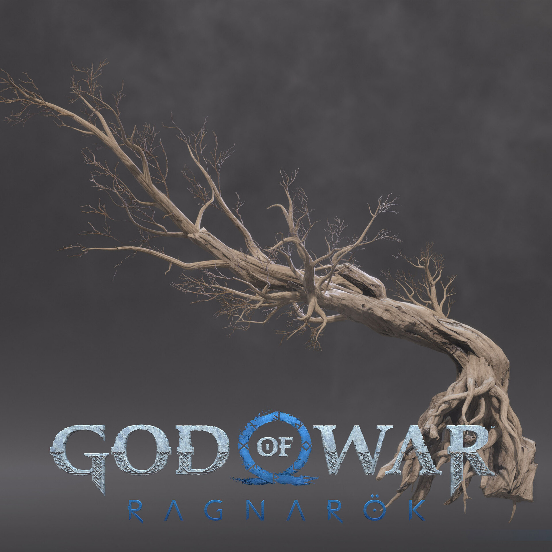 ArtStation - God of War Ragnarok - Alfheim - Dark Barren Trees