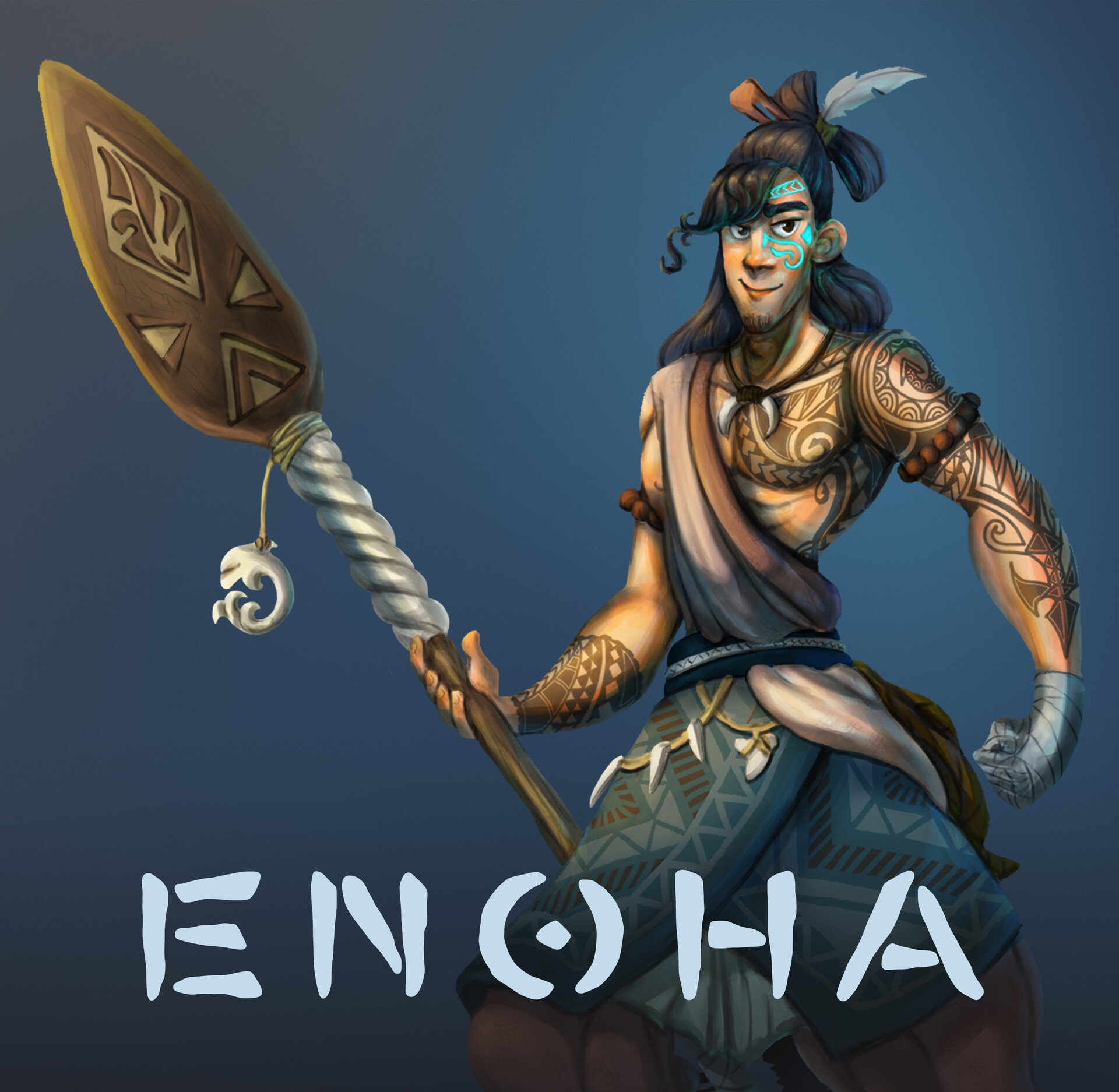 ArtStation - Fuji Enoha the Canoe Racer