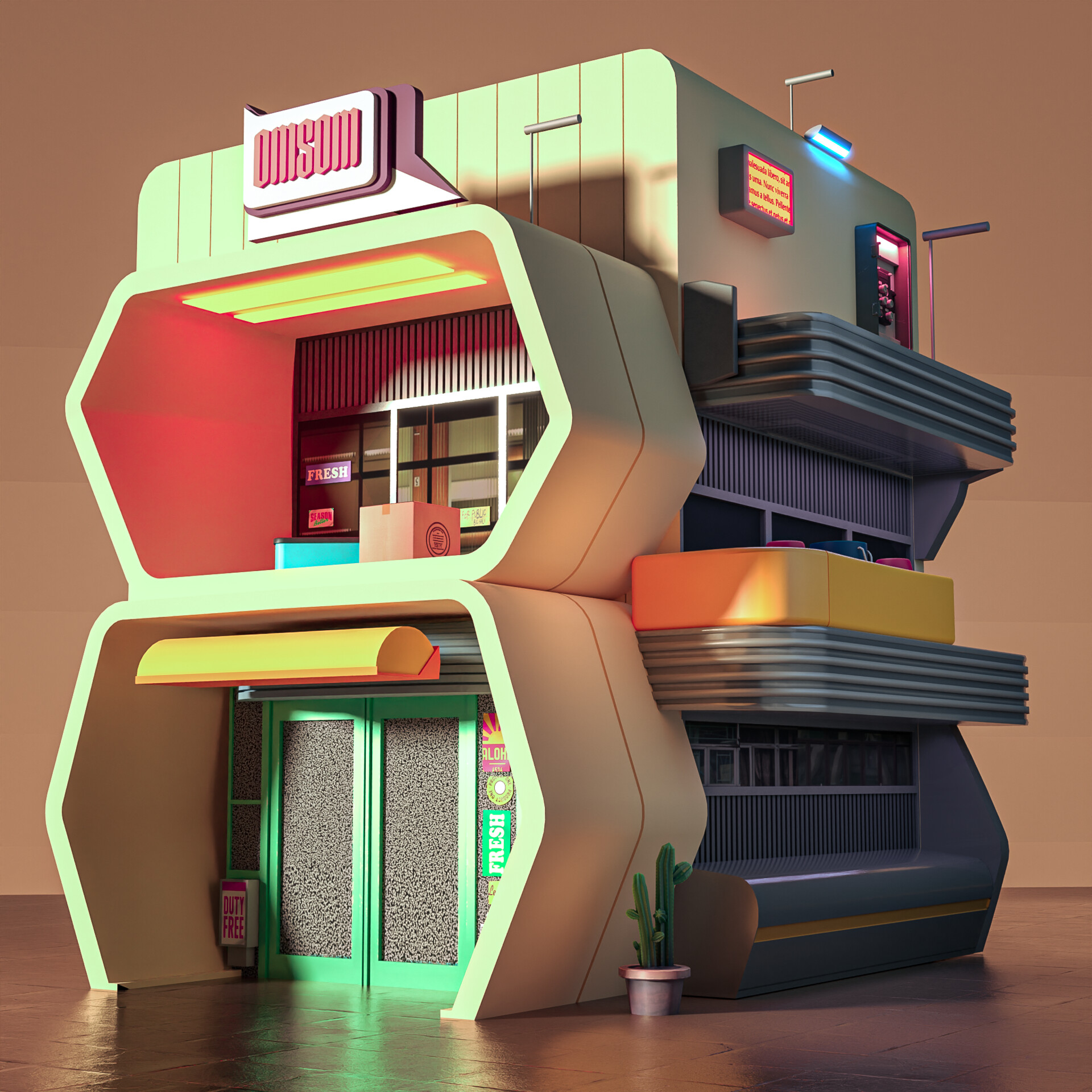 ArtStation - 3D Building