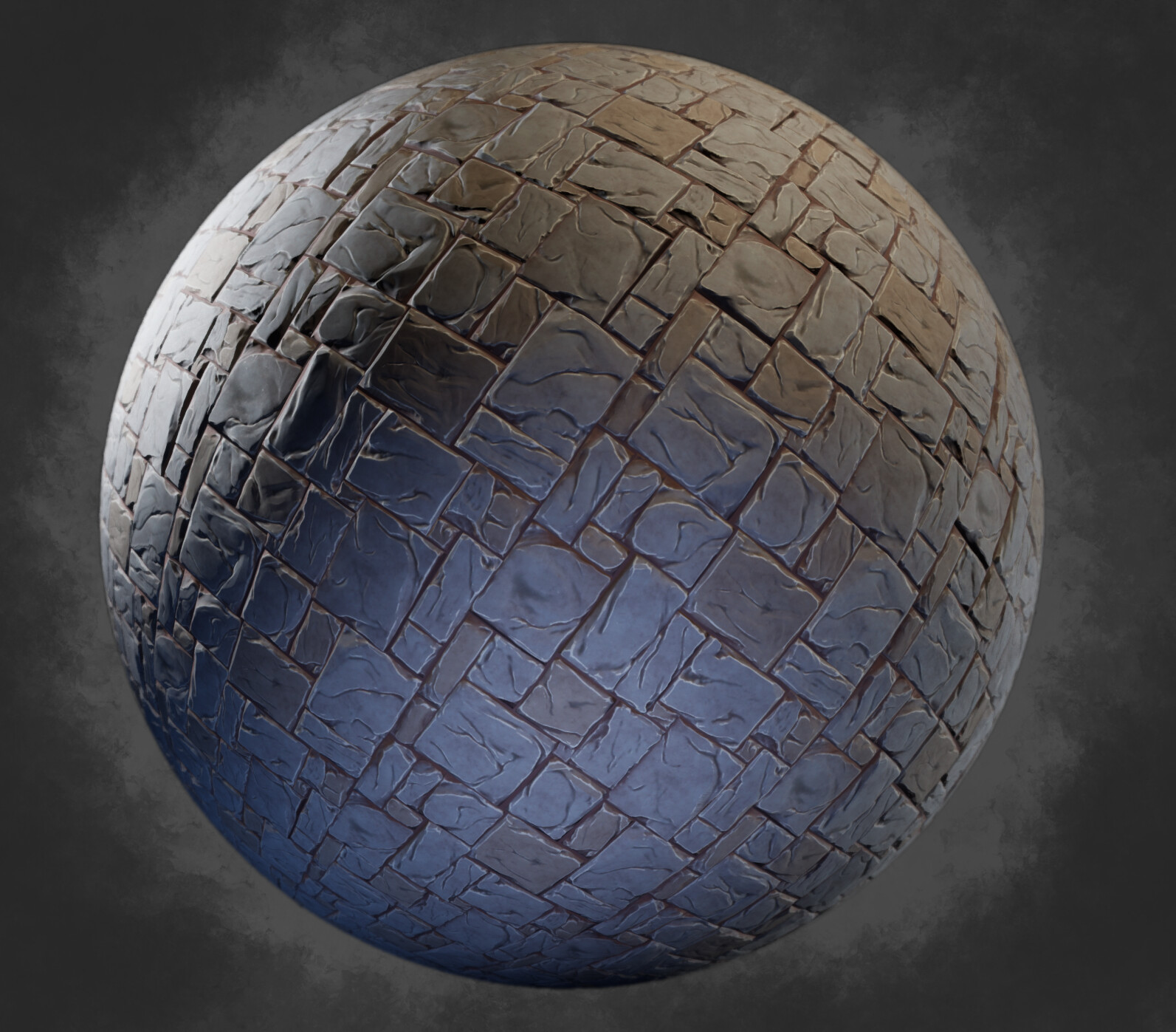 ArtStation - Stylised tiling stone texture